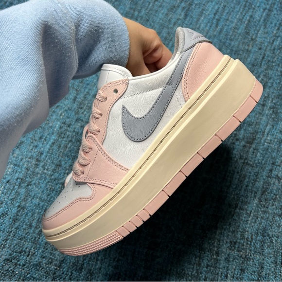 Nike | Shoes | Nike Jordan Elevate Low Platform Sneakers In Atmosphere ...